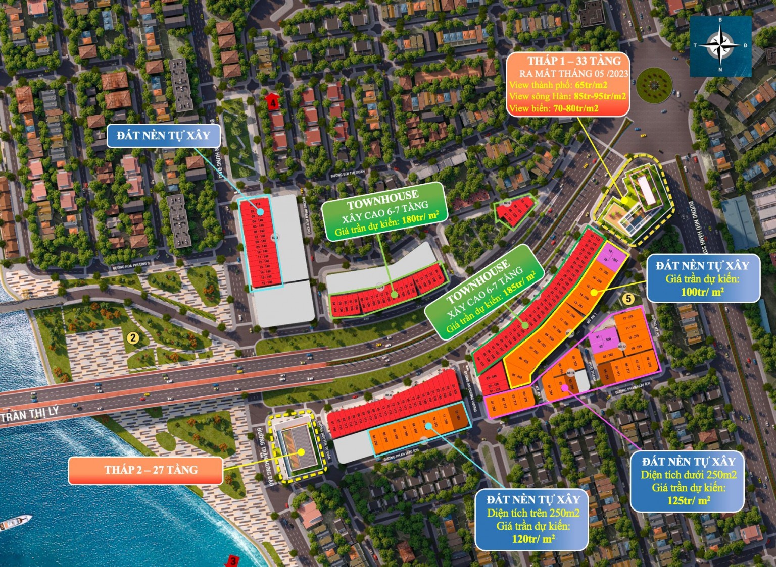 Bảng giá Rumo đợt 1 quỹ hàng thấp tầng The Cosmo Sun Đà Nẵng - Trang ...